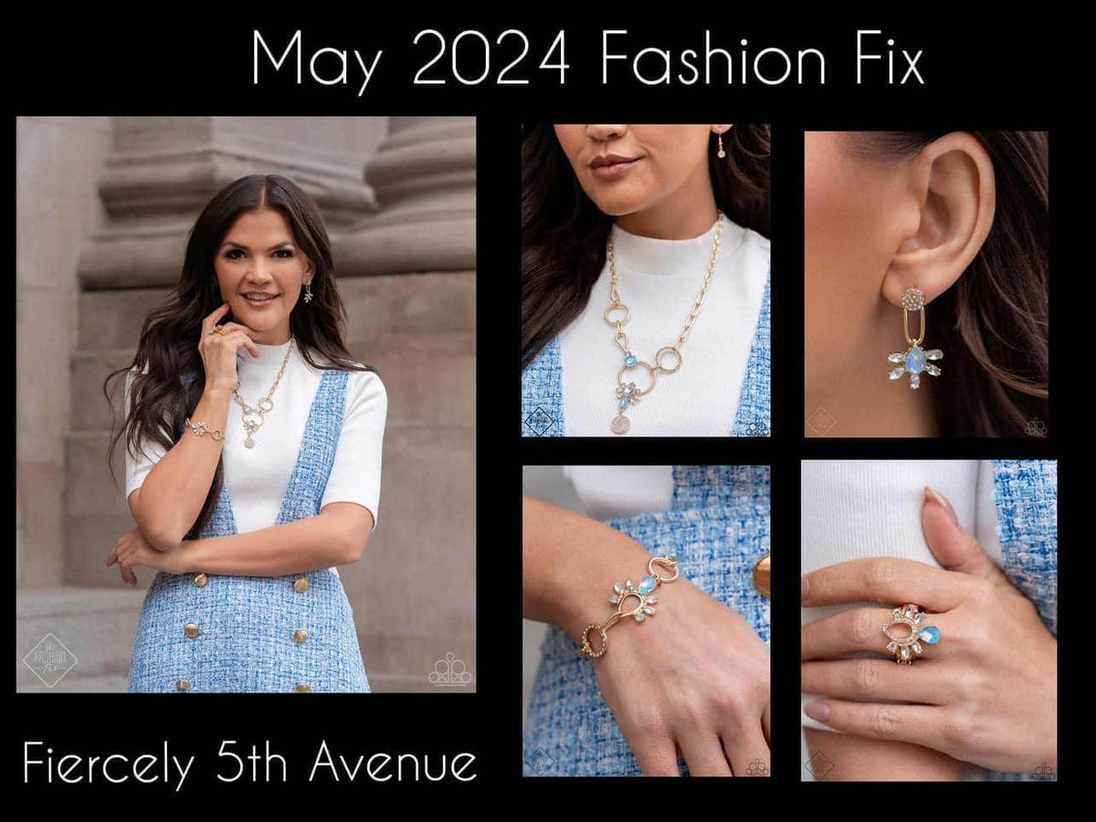 Fiercely 5th Avenue-Fashion Fix Set-May 2024-Paparazzi | The Sassy Sparkle